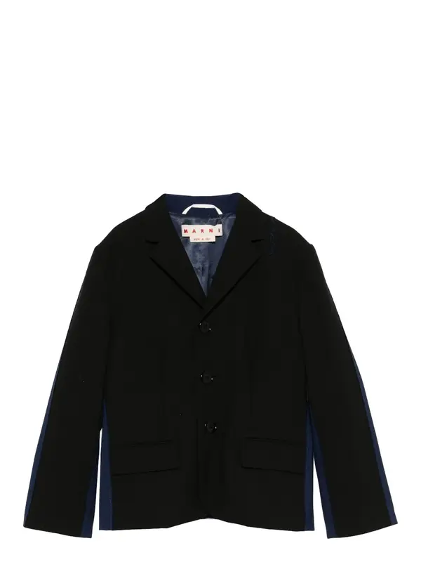 Marni Patchwork Blazer - Black