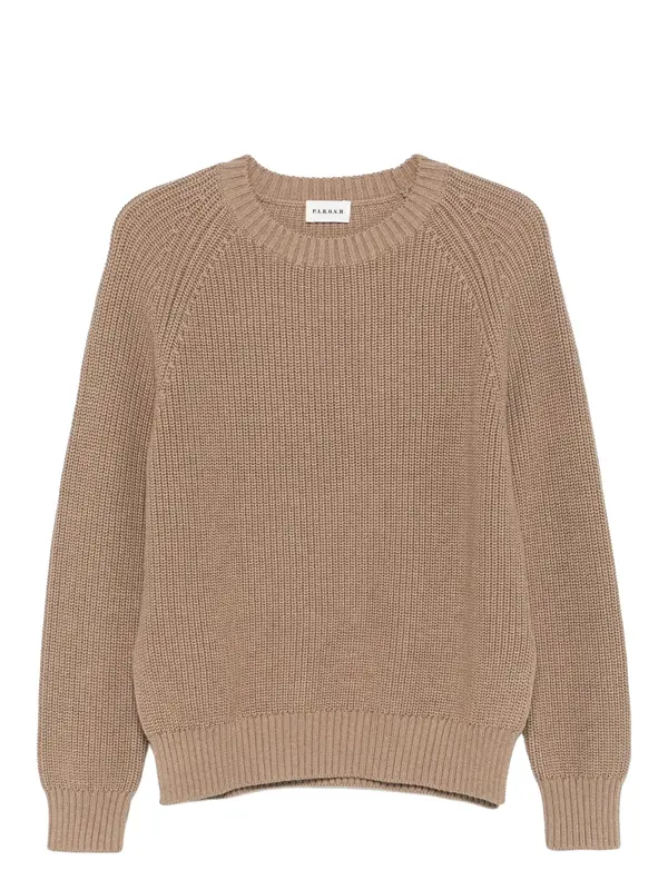 P.a.r.o.s.h Ribbed-knit Sweater - Brown