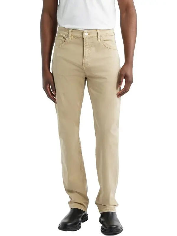 FRAME Modern Straight-leg Twill Pants - Antique Beige