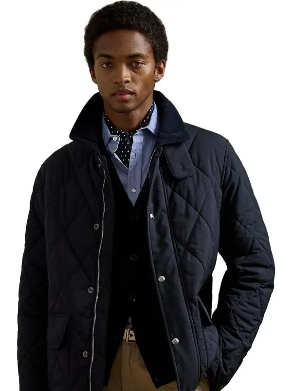 Ralph Lauren Carleton Quilted Down Jacket - Classic Chairman Navy