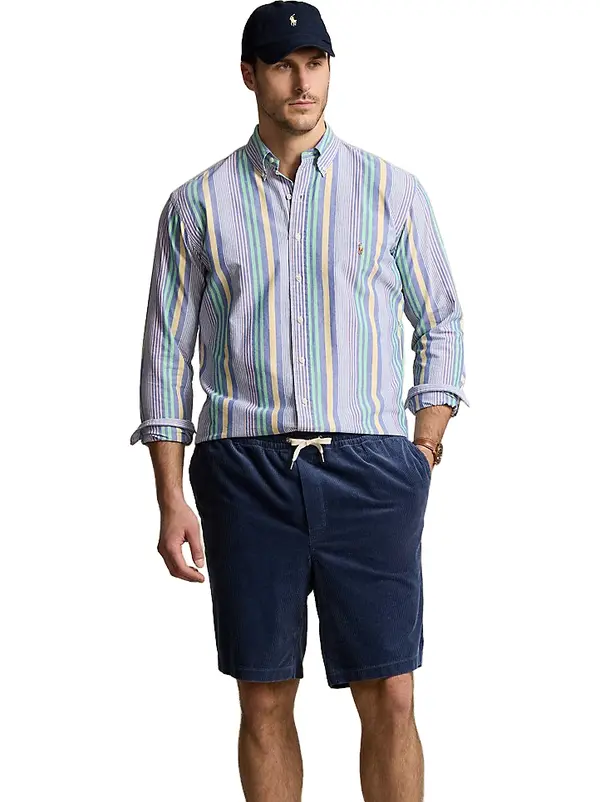 Ralph Lauren Classic Fit Polo Prepster Corduroy Short - Boston Navy