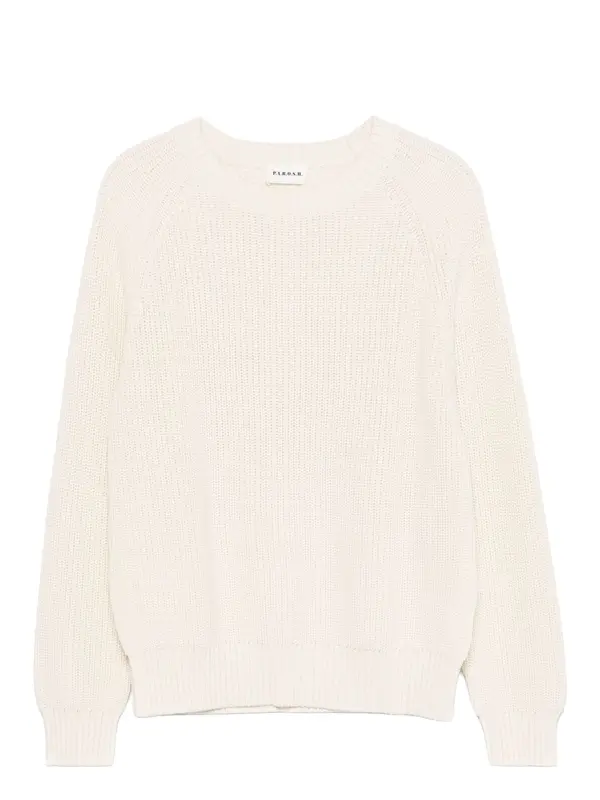 P.a.r.o.s.h Ribbed-knit Sweater - Neutrals
