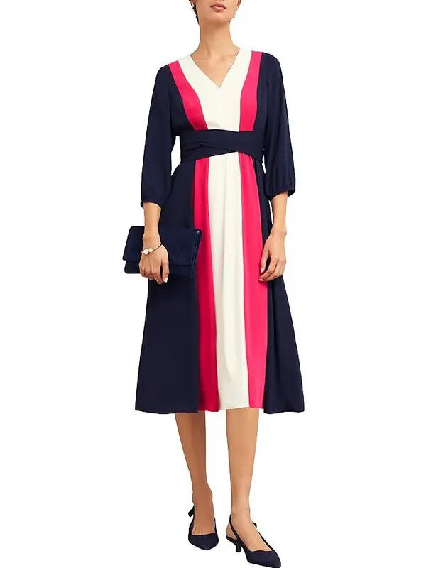 HOBBS LONDON Cora Colorblocked Dress - Multi