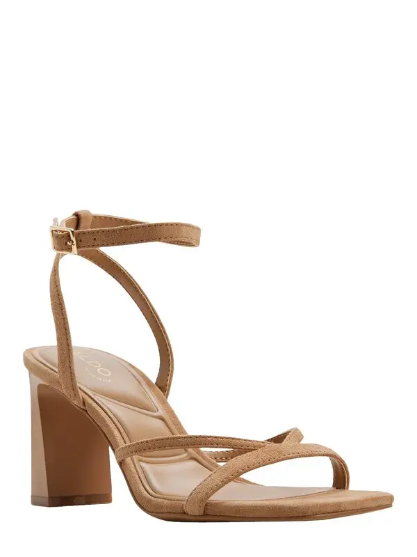 Aldo Stellare Ankle Strap Sandal - Medium Brown