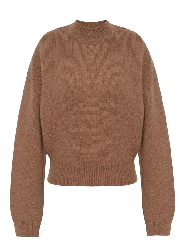Jacquemus Intarsia-knit Sweater - Brown
