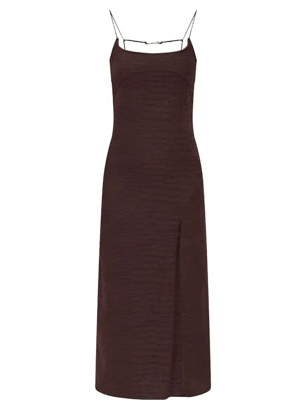 Jacquemus Notte Strappy Dress - Brown
