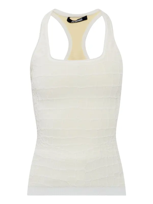Jacquemus Scala Tank Top - White