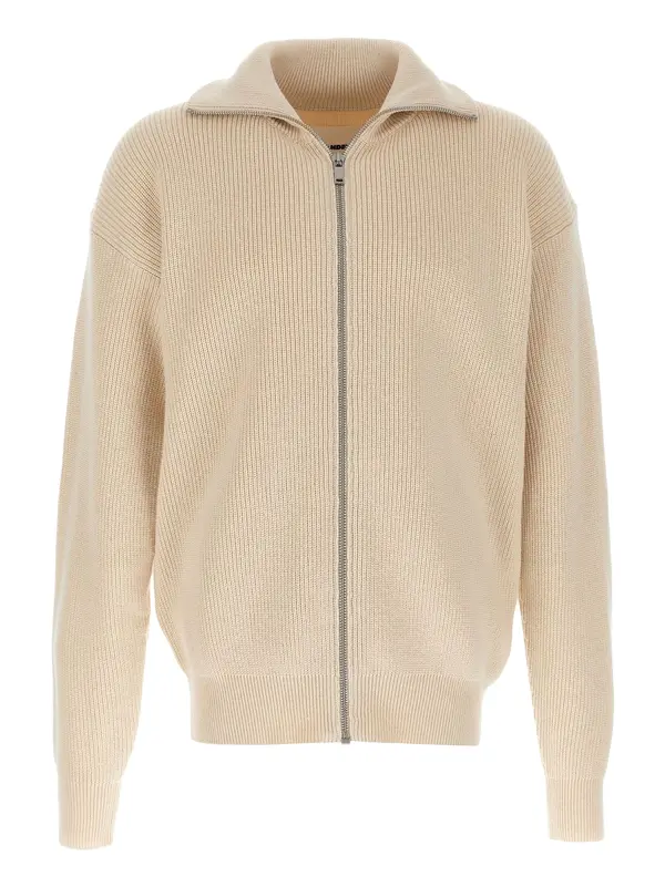 JIL SANDER Cotton Cardigan - Neutrals