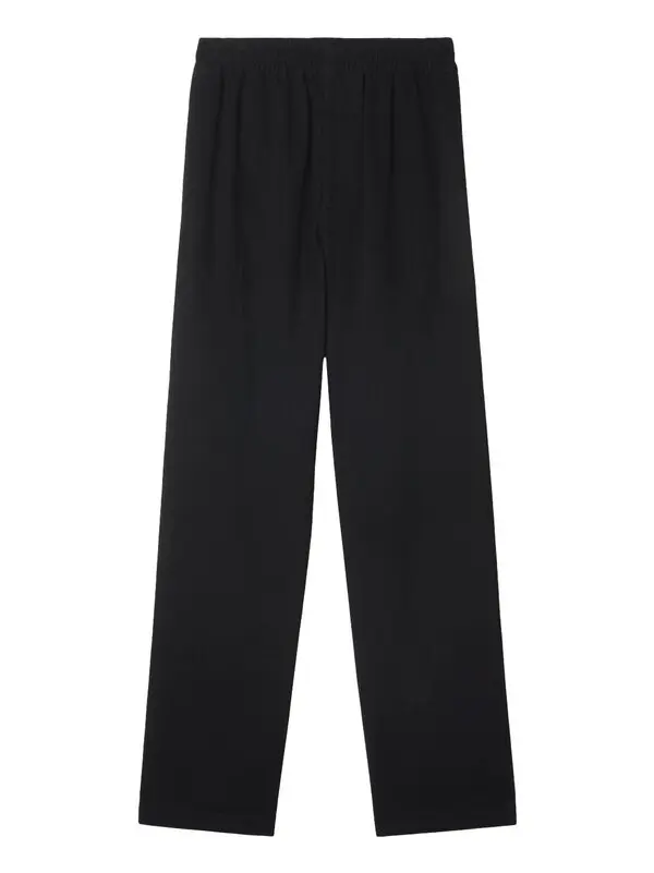 Burberry Cotton Trousers - Black