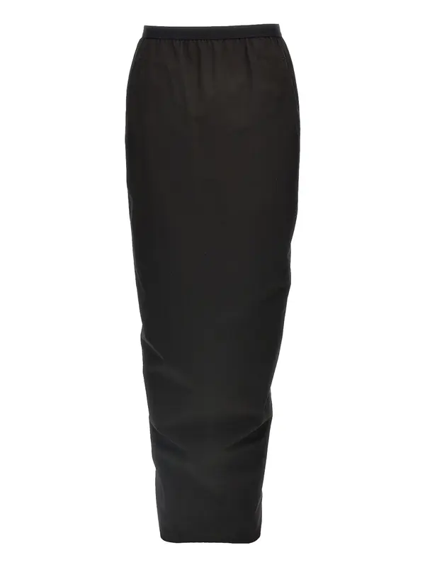 Rick Owens Pillar Maxi Skirt - Black