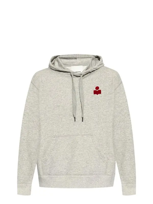 MARANT Matte Hoodie - Grey