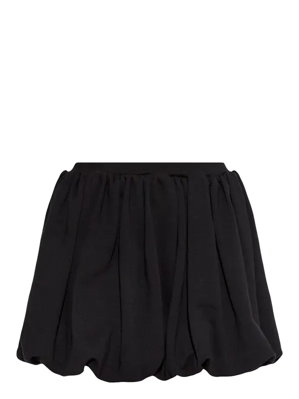 Marni Cotton Pleated Skirt - Black
