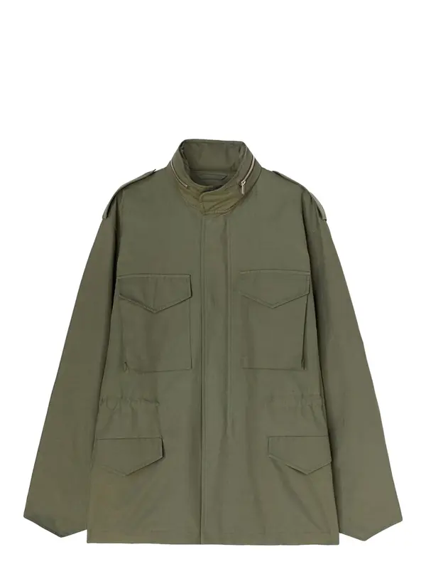 JIL SANDER Concealed Fastening Shirt Jacket - Green
