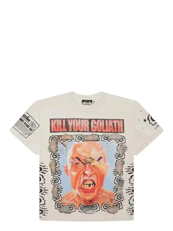 HELLSTAR Kill Your Goliath T-shirt - White