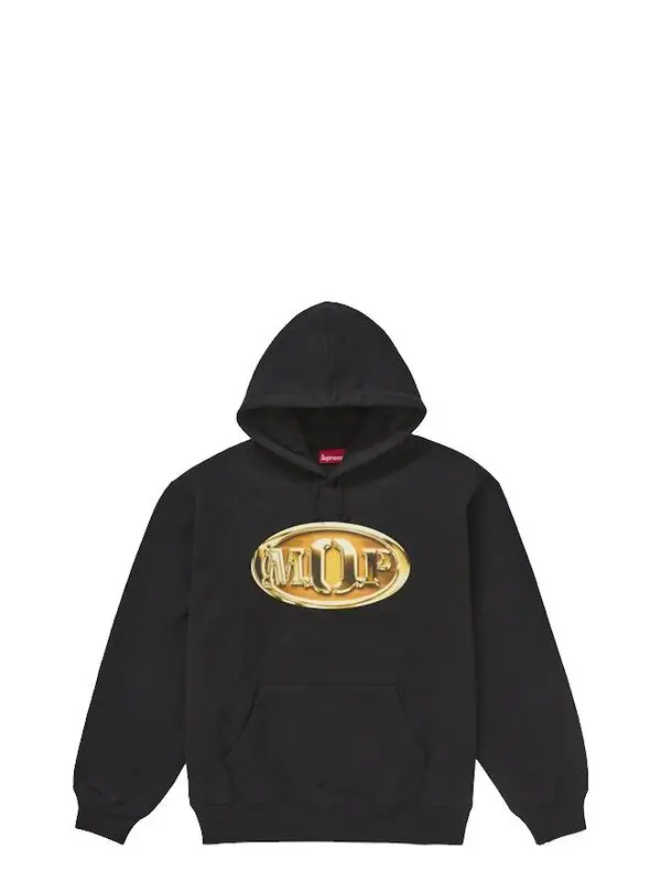 Supreme M.o.p. Hooded Sweatshirt - Black
