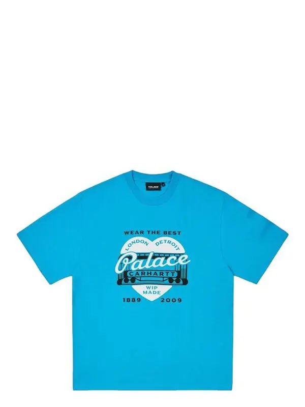 PALACE Carhartt Wip Heart T-shirt - Safety Blue