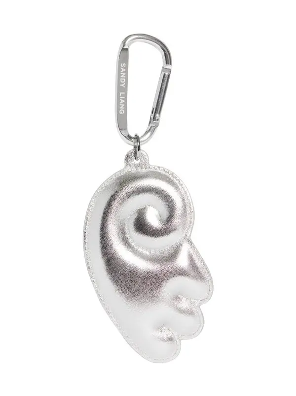 Sandy Liang Wing Bag Charm - Silver