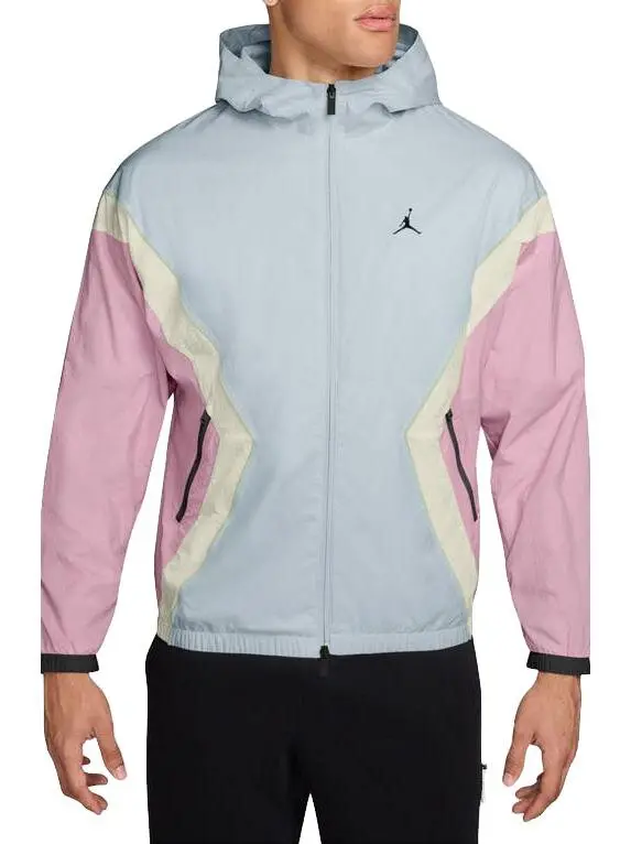 JORDAN Essentials Draft Hooded Jacket - Aura/iced Carmine