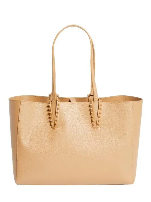 CHRISTIAN LOUBOUTIN Small Cabata Soft Leather Tote - F486 Lionne
