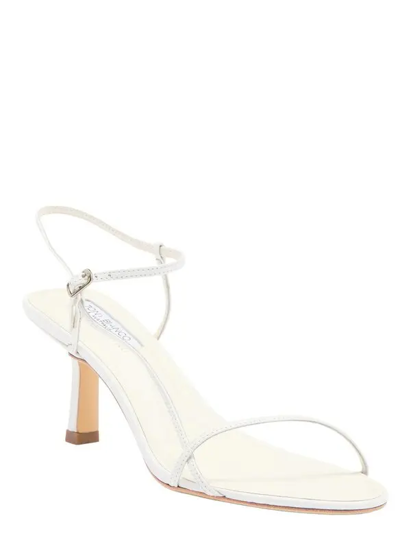 TONY BIANCO Caprice Ankle Strap Sandal - White Kid