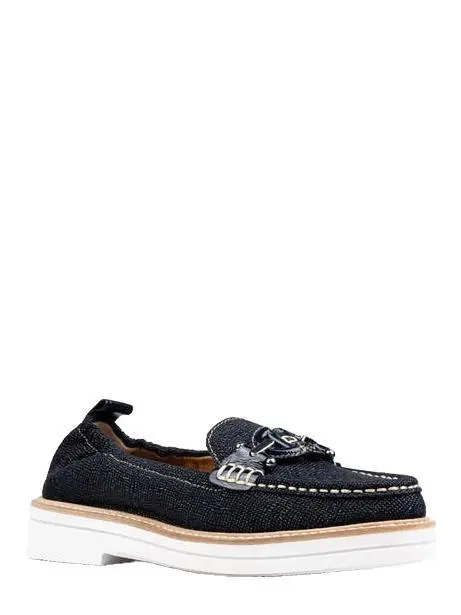 DONALD PLINER Lomma Platform Loafer - Navy