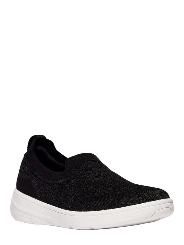 Fitflop Knit Slip-on Sneaker - Black
