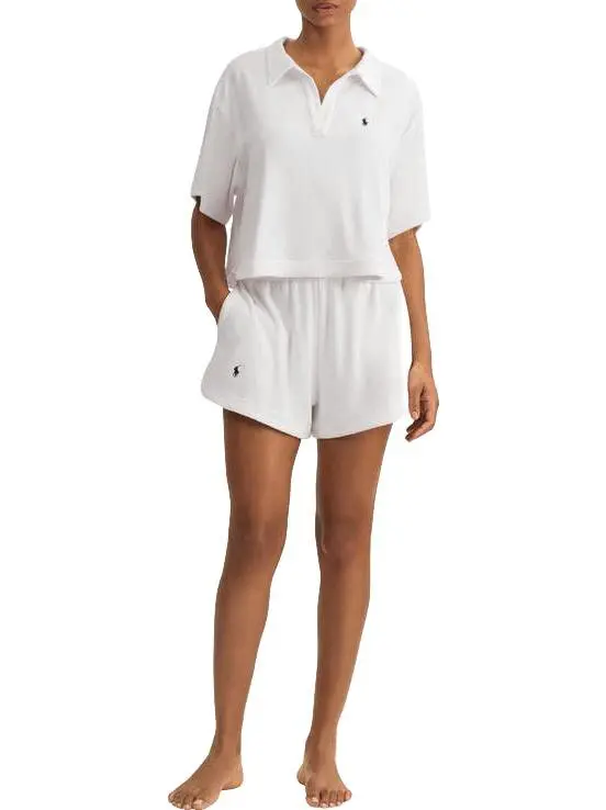 Polo Ralph Lauren Terry Polo Shirt & Shorts Set - White