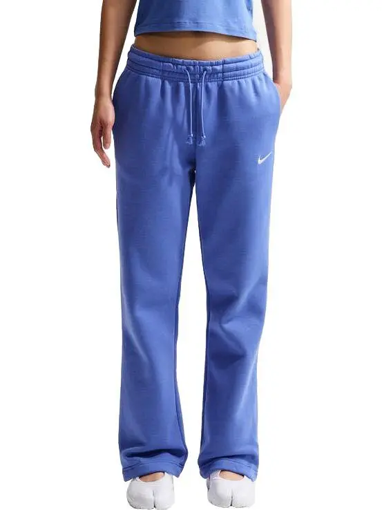 Nike Phoenix Fleece Sweatpants - 485 Light Medium Blue/sail
