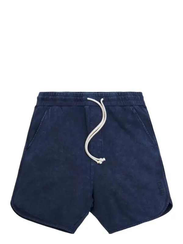 Kith Jordan Crystal Wash Baby Terry Shorts - Obsidian Navy Blue