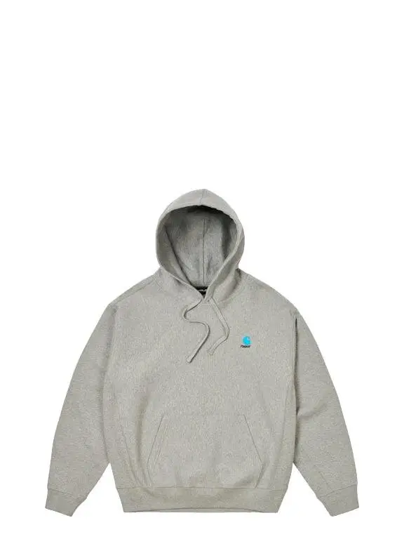 PALACE Carhartt Wip Hoodie - Heather Grey
