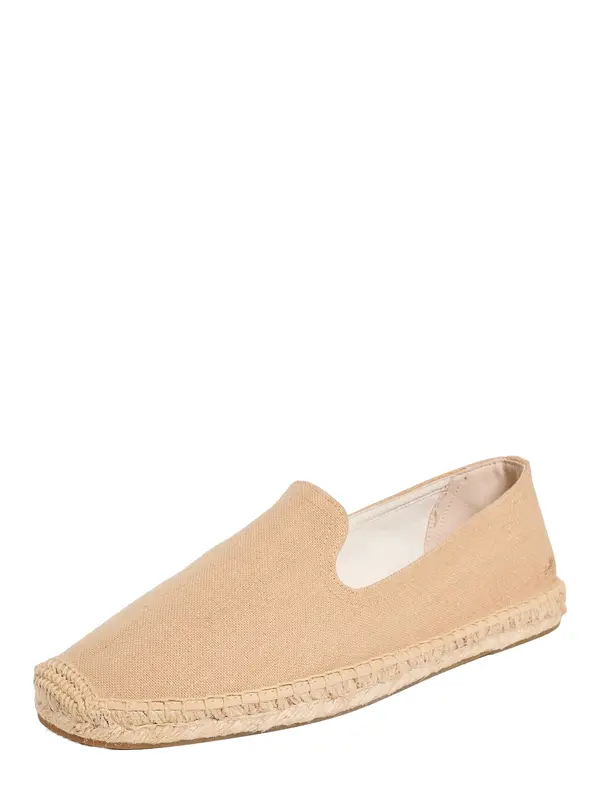 Soludos Smoking Slipper Espadrilles - Cafe Taupe