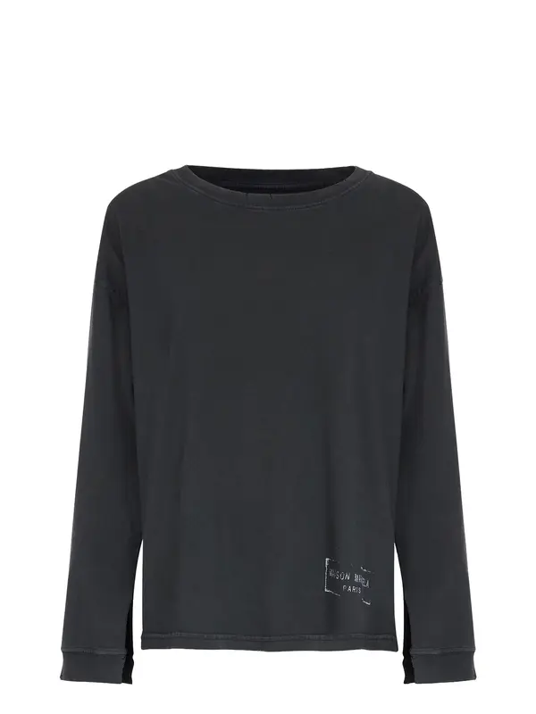 MAISON MARGIELA Logo-print Sweatshirt - Grey