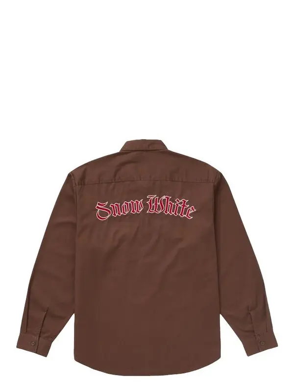Supreme Snow White Work Shirt - Brown