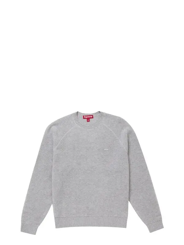 Supreme Terry Small Box Sweater - Heather Grey