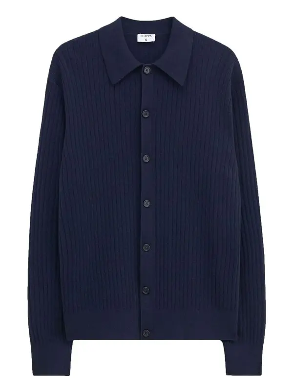 Filippa K Ribbed Shirt - Blue