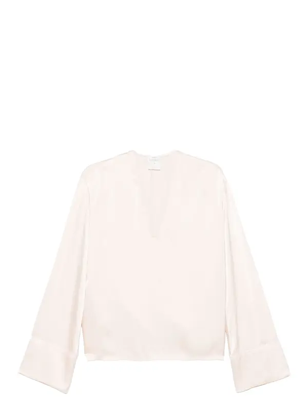 FORTE_FORTE Silk Blouse - Pink