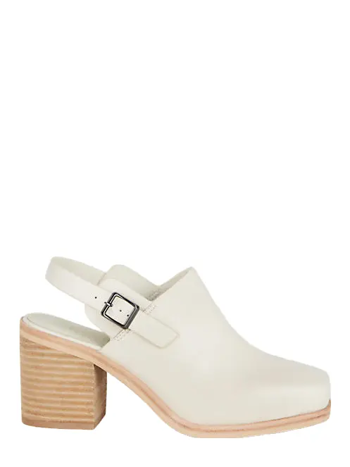 Intentionally Blank Honcho Heels - White