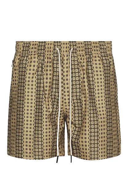 Oas Regalia Swim Shorts In Brown - Multi