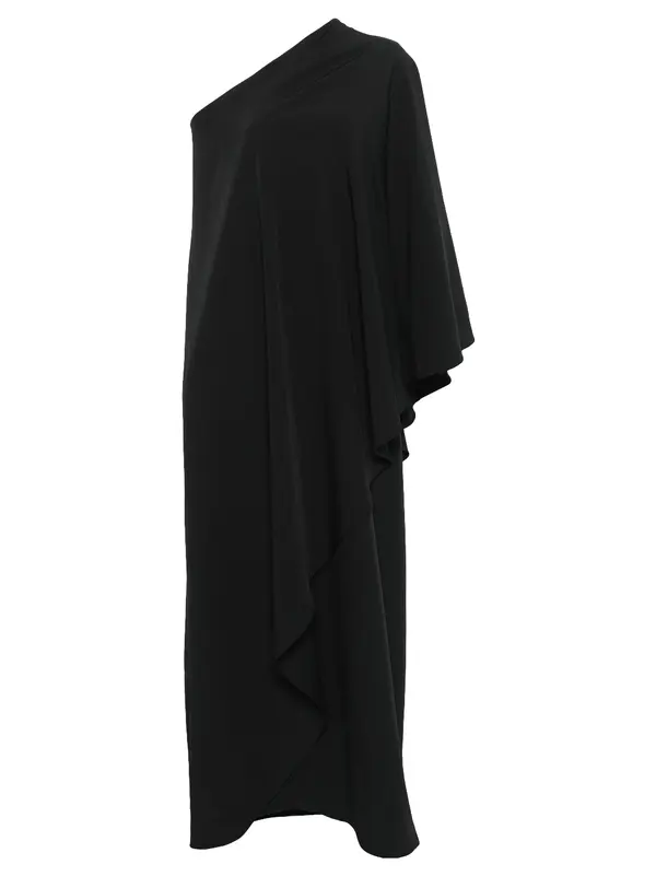 Alchemy Fashions X Lia Aram Asymmetric Maxi Dress - Black