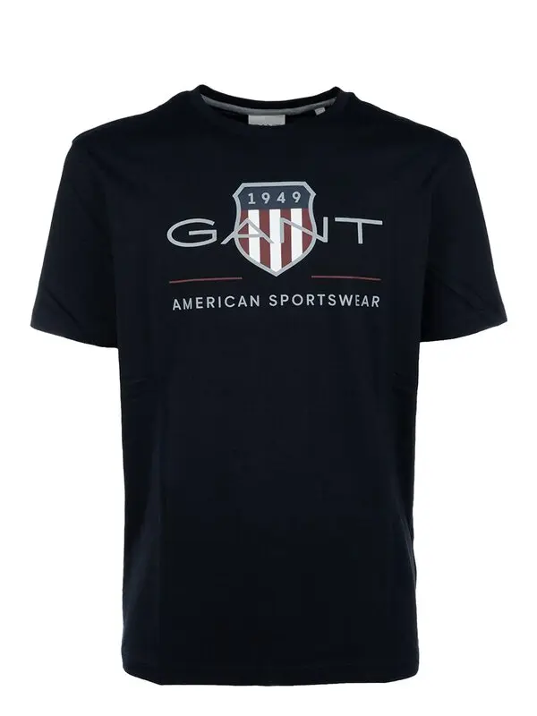 Gant Archive Shield T-shirt - Black