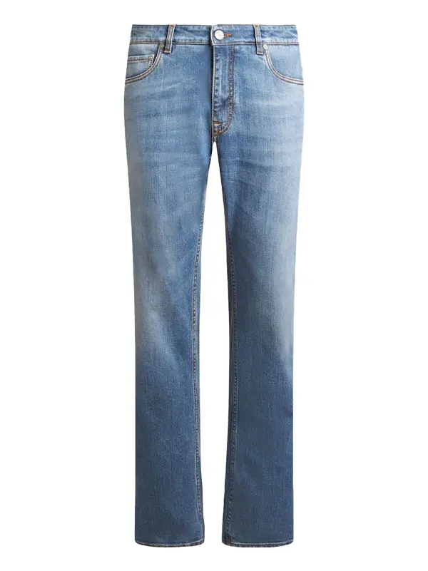Etro Embroidered Jeans - Blue