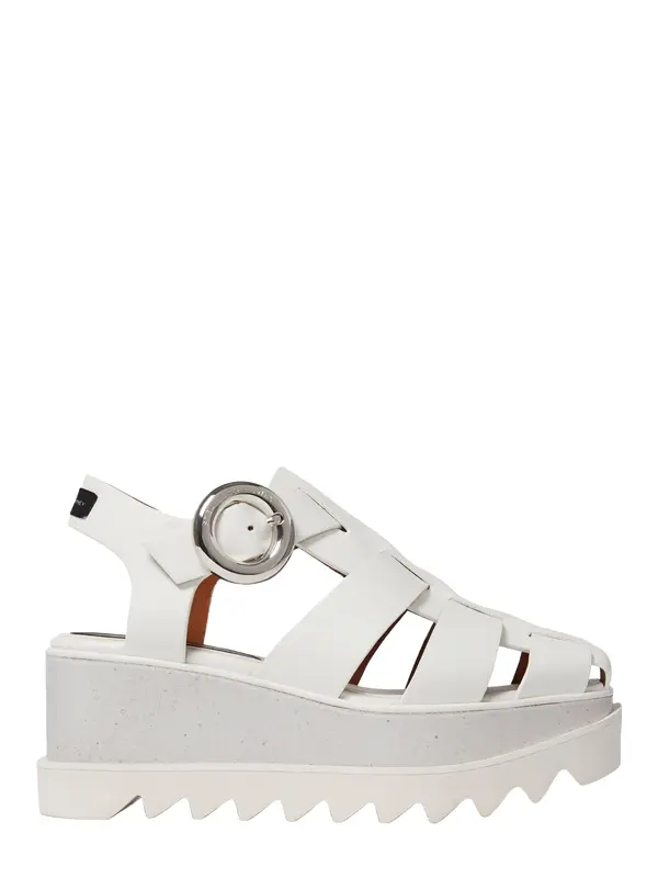 Stella McCartney 80mm Elyse Platform Sandals - White