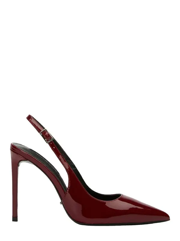 TONY BIANCO Asti Slingback Pumps - Bordeaux Patent