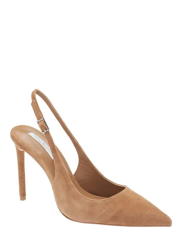 TONY BIANCO Asti Slingback Pumps - Taupe Suede