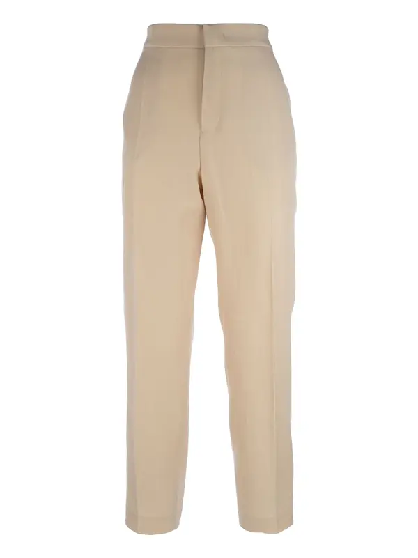 Fabiana Filippi Hopsack Trousers - Neutrals