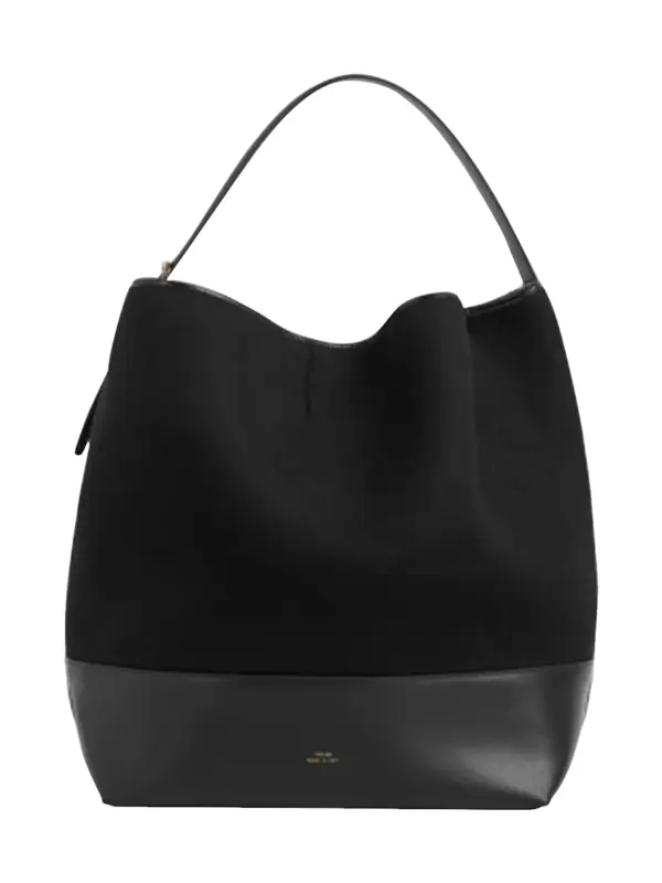 TOTÊME - Toteme Belted Wool & Leather Tote Bag