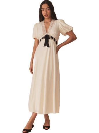DÔEN Augustina Midi Dress - Candlelight