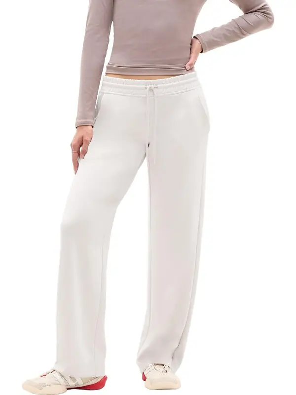 Athleta Seasoft Mid-rise Straight Pant - Bone