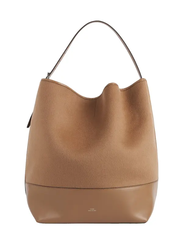 TOTEME Belted Doublé Tote - Camel