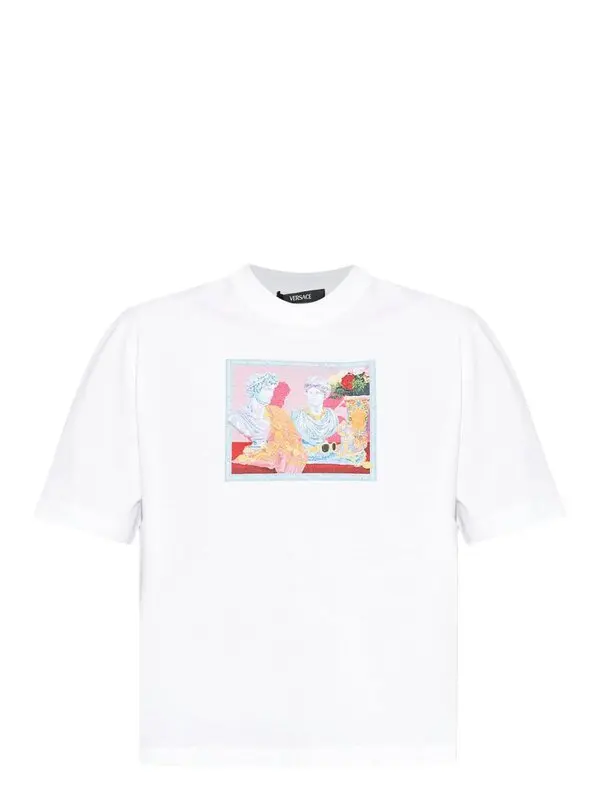 Versace Graphic-print T-shirt - White